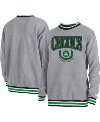 Men's and Women's New Era Gray Boston Celtics Vintage-Like Throwback ...