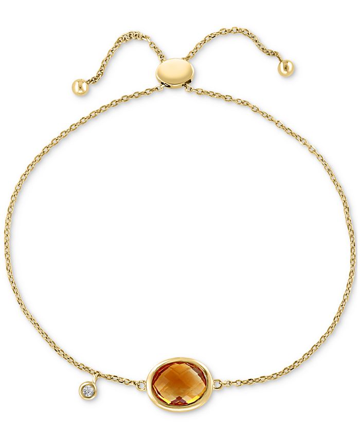 EFFY Collection EFFY® Citrine (2-5/8 ct. t.w.) & White Topaz (1/20 ct ...