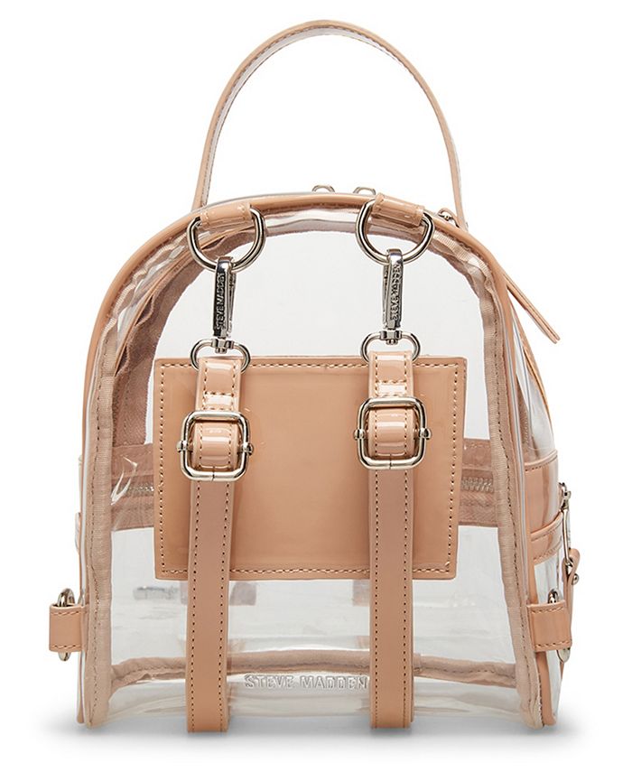 Steve Madden Bjanee Mini Clear Backpack & Reviews - Handbags ...
