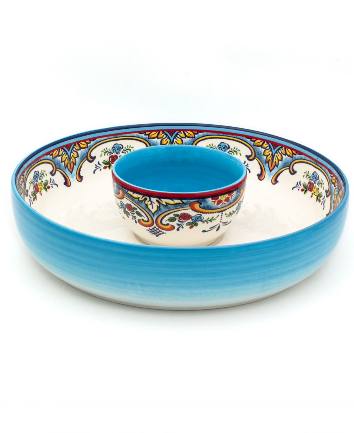 Click here for Euro Ceramica Zanzibar Chip & Dip - Multi prices