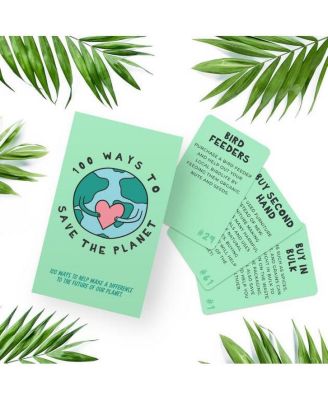 100 Ways To Save The Planet Card Deck by Gift Republic - Macy's