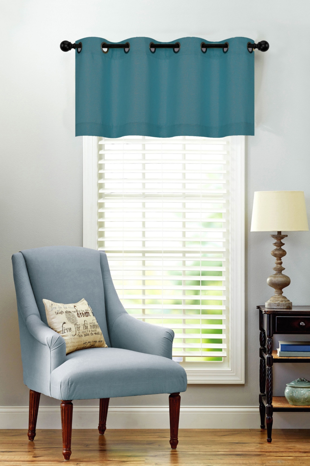 Click here for Kate Aurora Oversized Grommet Top Solid Color Wind... prices