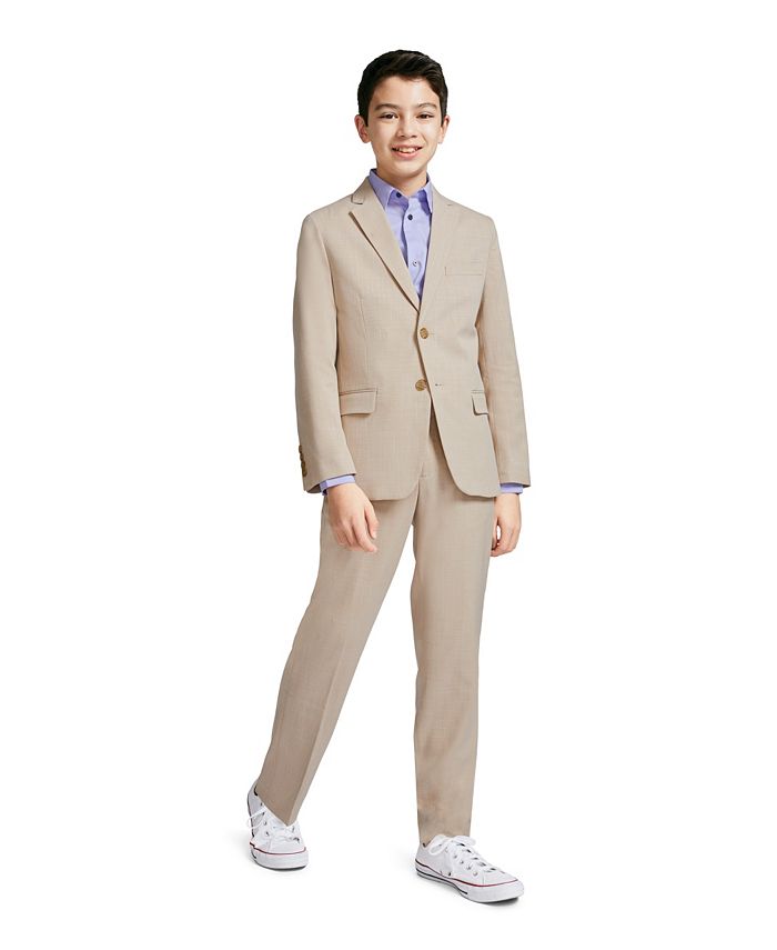Calvin Klein Big Boys Stretch Sharkskin Jacket - Macy's
