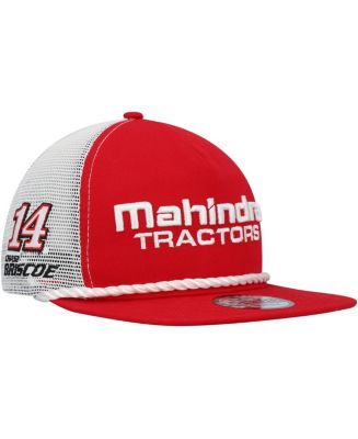 Men's New Era Red, White Chase Briscoe Mahindra Golfer Snapback Hat ...