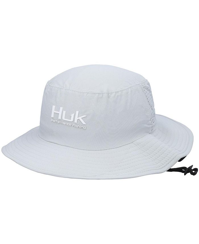 Huk Men's Gray Solid Boonie Bucket Hat - Macy's