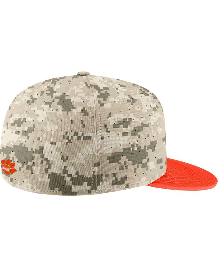 Nike Men's Camo Clemson Tigers Aero True Baseball Performance Fitted ...