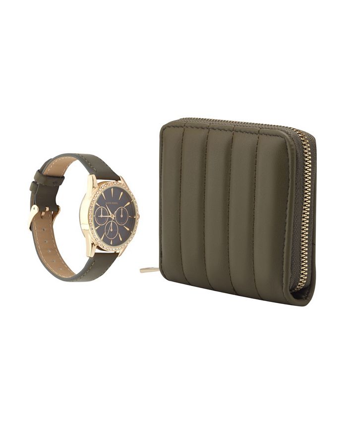 Alexis Bendel Women's Analog Green Polyurethane Strap Watch, 40mm and ...