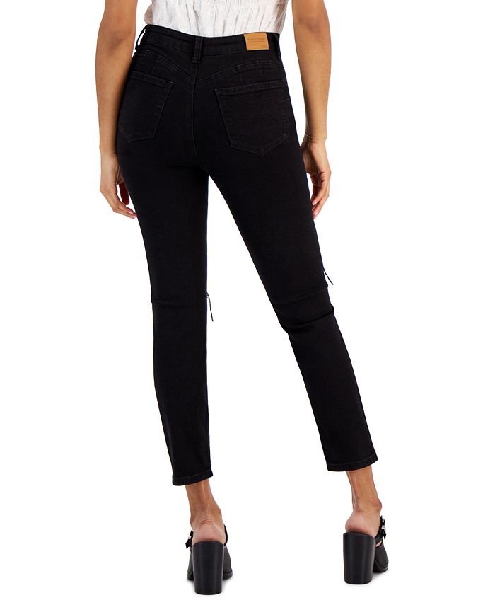 Gogo Jeans Juniors' High Rise Destructed Skinny Dream Jeans - Macy's