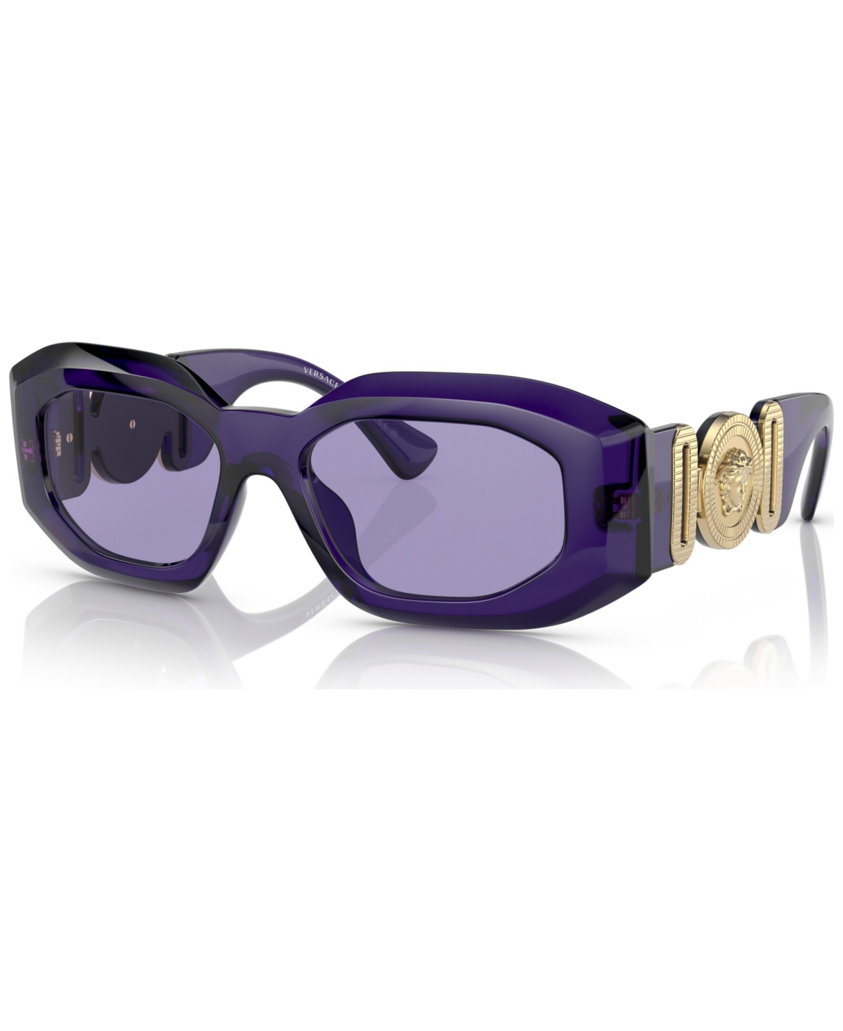 Click here for Versace Unisex Sunglasses  VE4425U - Purple Transp... prices