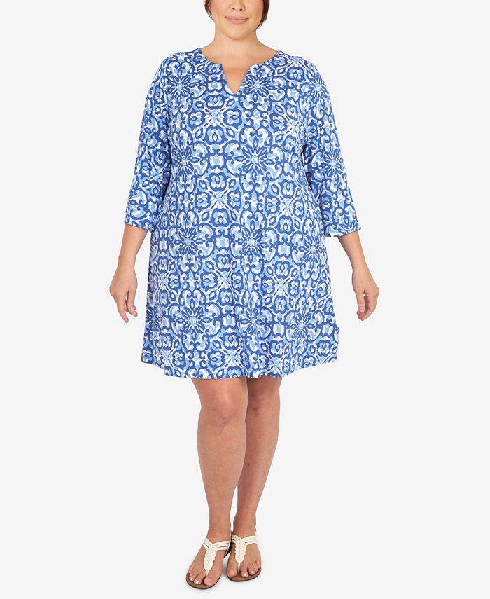 Ruby Rd. Plus Size Floral Dress - Macy's