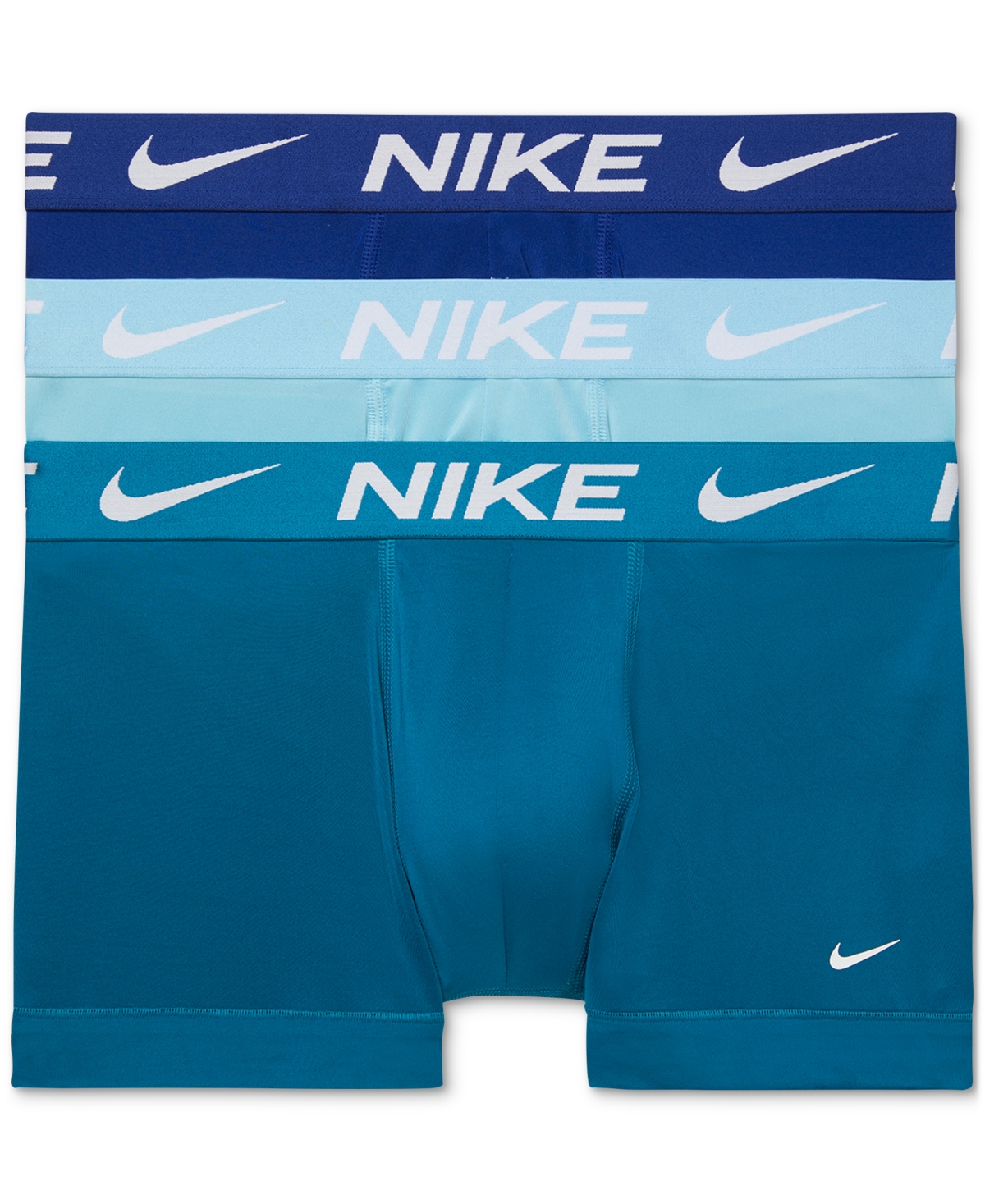Nike Men's 3-pk. Dri-fit Essential Micro Trunk In Green Abyss | ModeSens