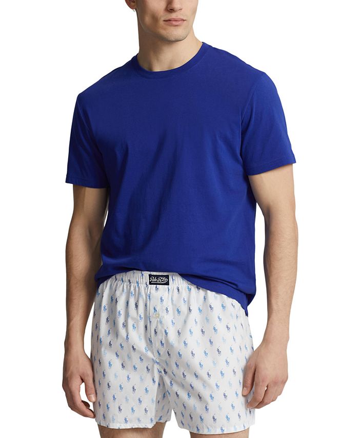 Polo Ralph Lauren Men's Crewneck Sleep Shirt & Patterned Boxers Gift ...