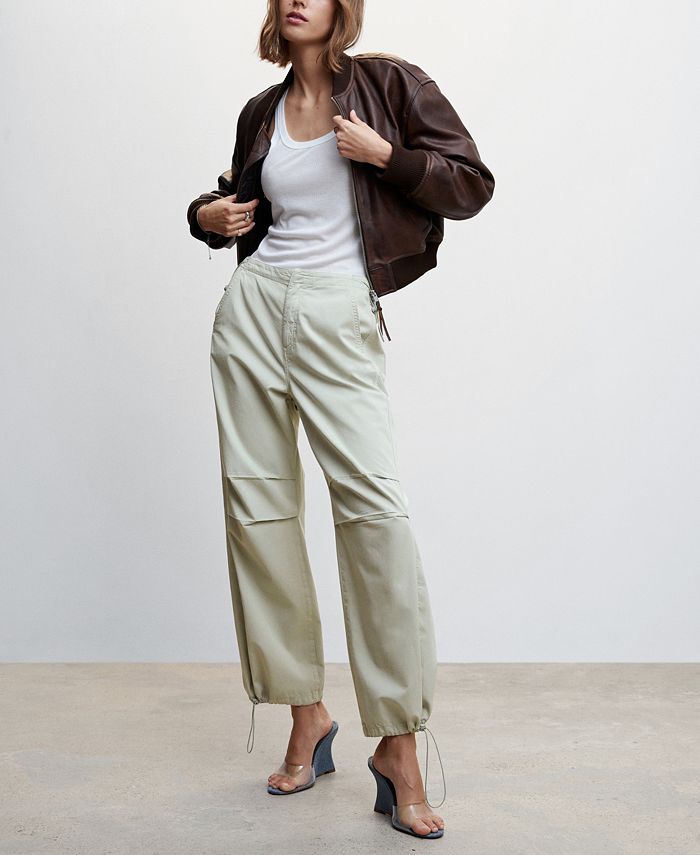 MANGO Women's Parachute Pants - Macy's