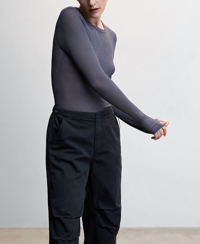 MANGO Women's Parachute Pants - Macy's