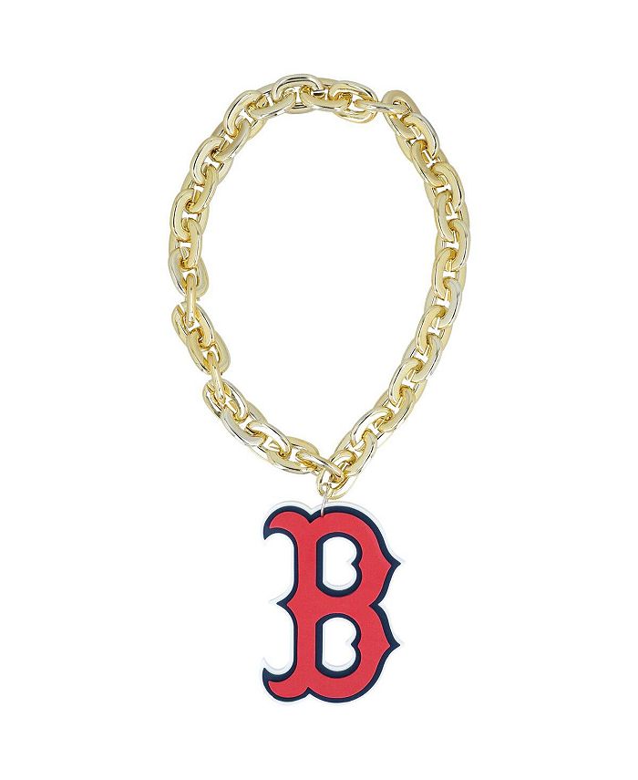 FanFave Men's and Women's Gold-Tone Boston Red Sox Team Logo Fan Chain ...