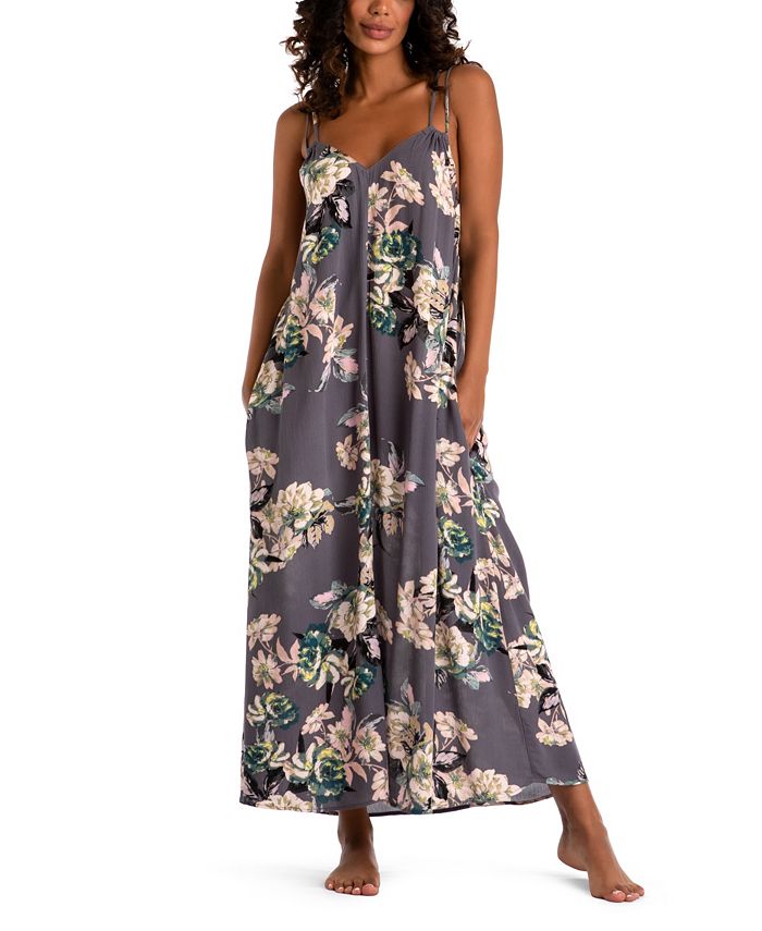 Midnight Bakery Women's Floral Print Maxi Dress - Macy's