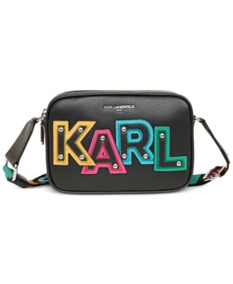 Karl Lagerfeld Paris Maybelle Double Zip Crossbody - Macy's
