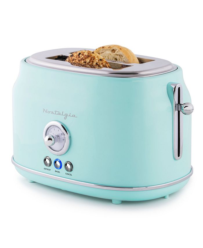 Nostalgia Classic Retro 7.48" 2 Slice Toaster - Macy's