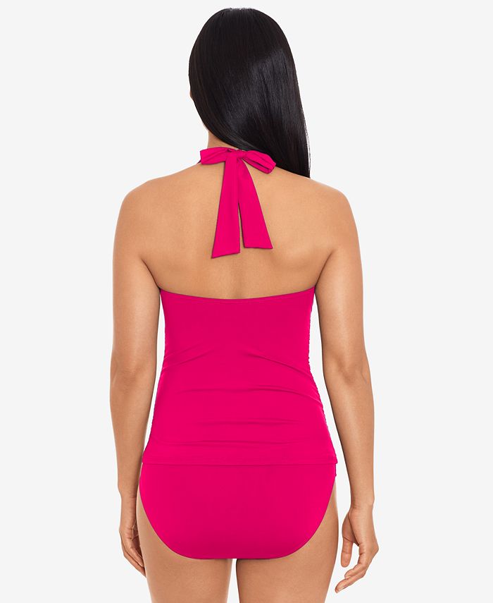 Lauren Ralph Lauren Beach Club Molded Cup Halter Tankini Top & Hipster ...