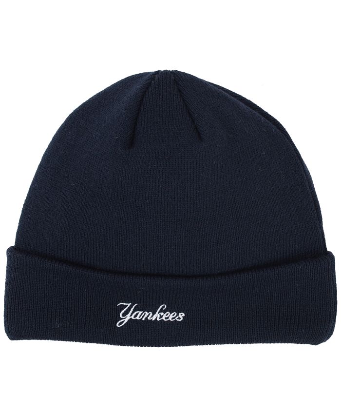 New Era New York Yankees Basic Cuffed Knit Hat - Macy's