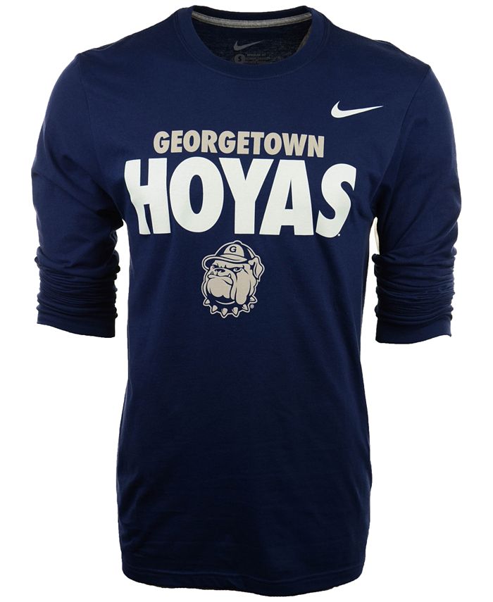 Nike Men's Long-Sleeve Georgetown Hoyas T-Shirt - Macy's