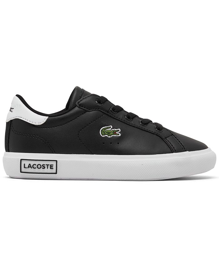 Lacoste Little Boys Powercourt Casual Sneakers from Finish Line - Macy's