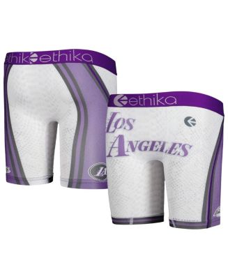 Youth Boys and Girls Ethika Purple Los Angeles Lakers City Edition ...