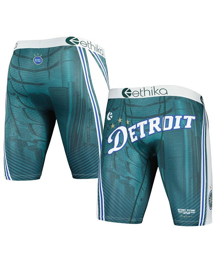 Ethika Men's Green Detroit Pistons City Edition Boxer Briefs - Macy's