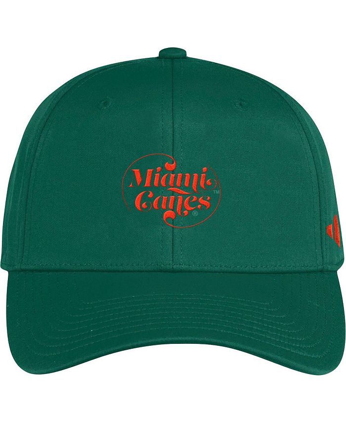 adidas Men's Green Miami Hurricanes Slouch Adjustable Hat - Macy's