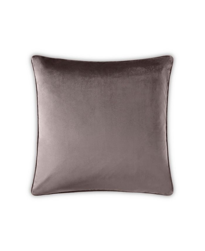 Ricardo Velvet Pillow w/Piping , Premium Filled & Zipper 20"W x 20"L ...