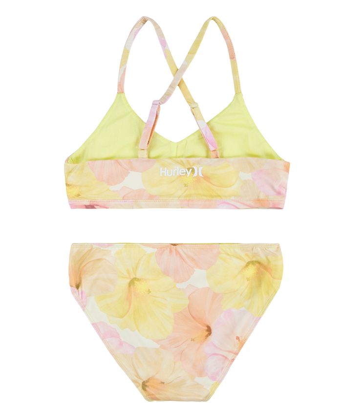 Hurley Big Girls Carissa Moore Bikini Swimsuit, 2 Piece set - Macy's