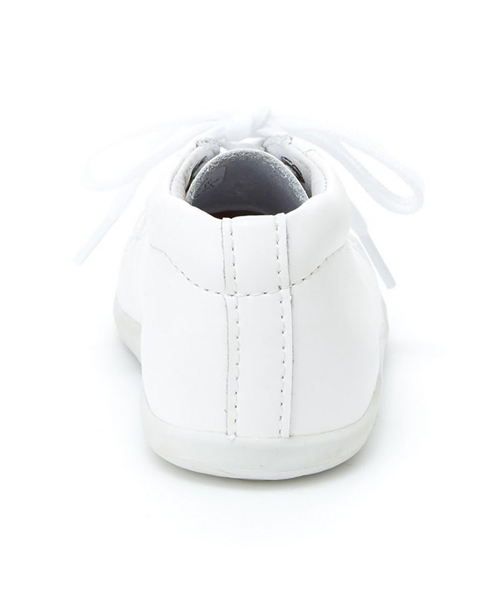 Stride Rite Toddler Boys SRTech Elliot White Leather Sneakers - Macy's