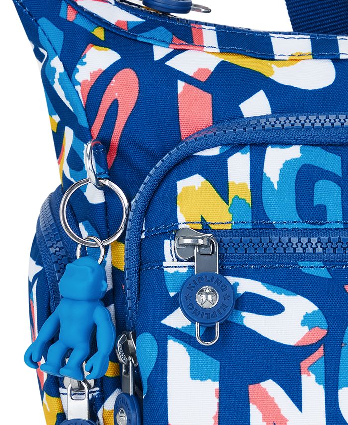 Kipling Gabbie Small Nylon Zippered Crossbody Bag & Reviews - Handbags ...