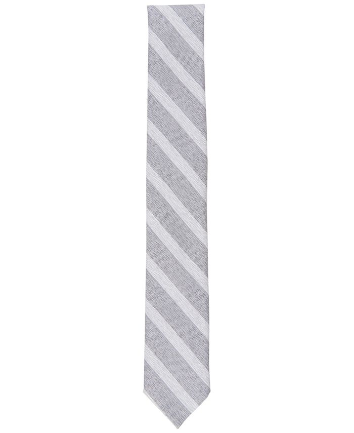 Bar III Men's Gable Stripe Tie, Created for Macy's - Macy's