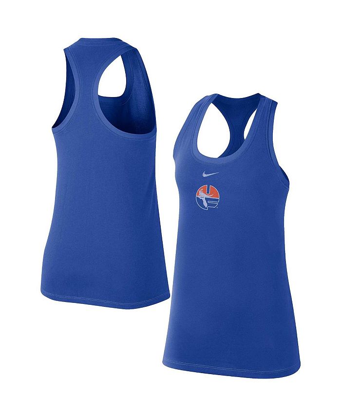 Nike Women's Royal Florida Gators Varsity Stack Vault Racerback Scoop ...