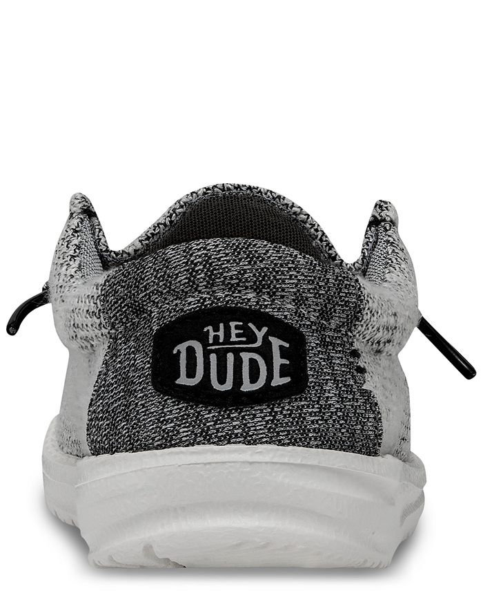 Hey Dude Big Kids Wally Stretch Casual Moccasin Sneakers from Finish ...