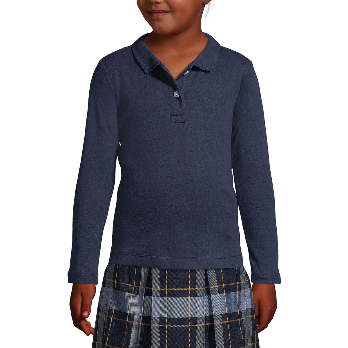 Click here for Lands End Girls School Uniform Long Sleeve Feminin... prices