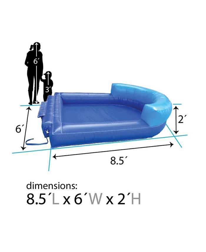 Pogo Bounce House Blue Pool Attachment for Crossover Combo Units | 8 ...