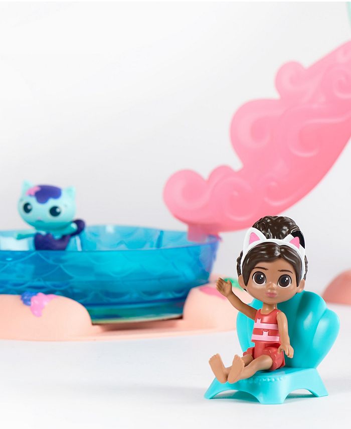 Gabby's Dollhouse Purr-ific Pool Playset with Gabby and MerCat Figures ...