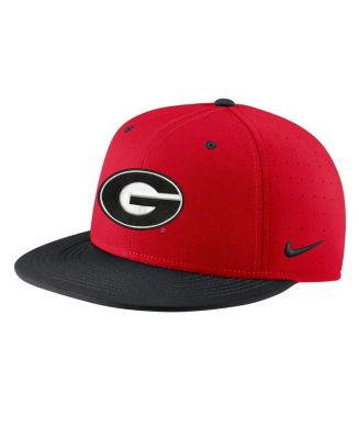 Men's Nike Red Georgia Bulldogs Aero True Baseball Performance Fitted ...