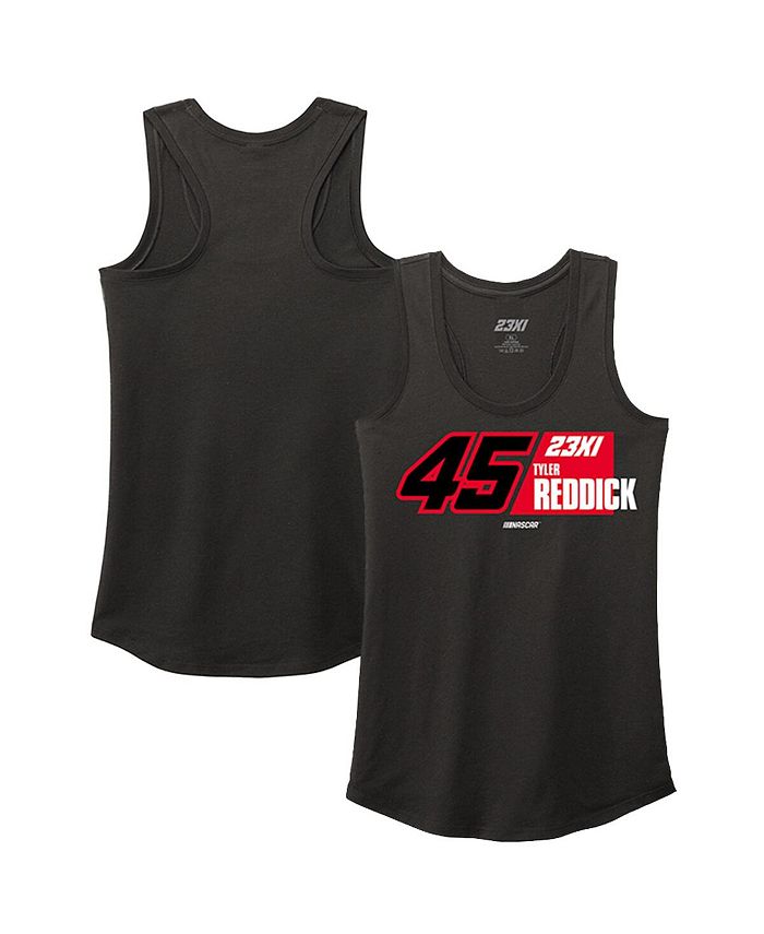 23xi Racing Women's Black Tyler Reddick Racer Back Tank Top - Macy's