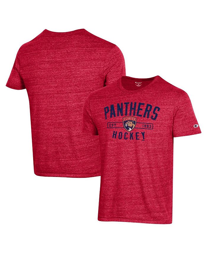Champion Men's Red Florida Panthers Tri-Blend T-shirt - Macy's