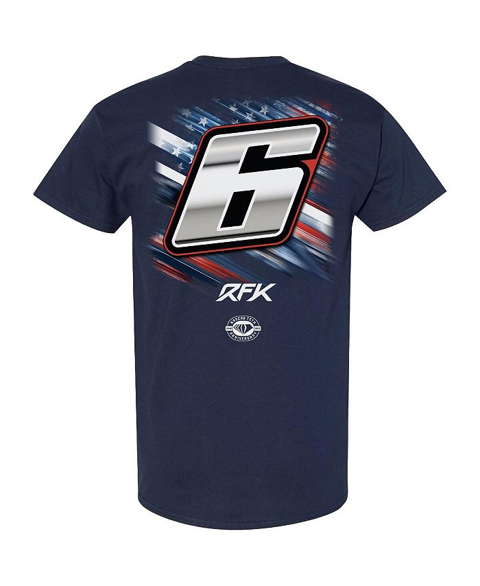 Rfk Racing Men's Navy Brad Keselowski Patriotic Fuel T-shirt - Macy's