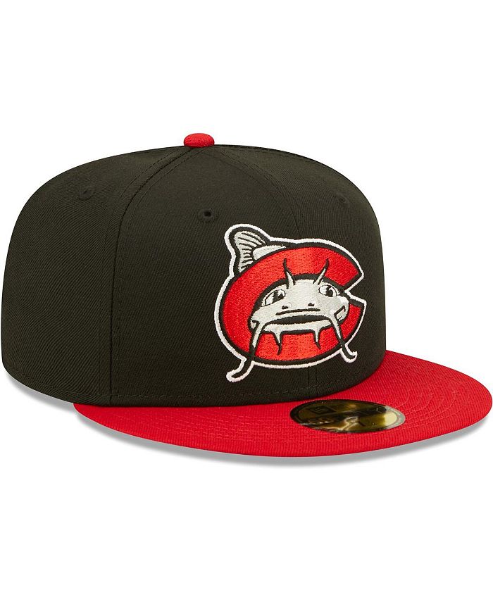 New Era Men's Black Carolina Mudcats Authentic Collection Team Home ...