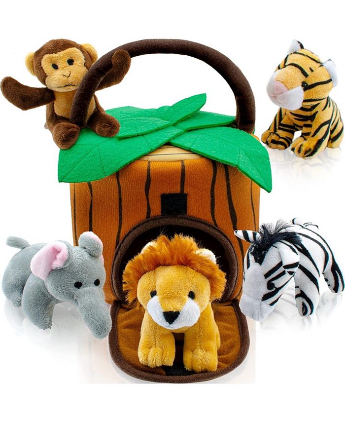 Play22usa Plush Talking Stuffed Animals Jungle Set - Macy's