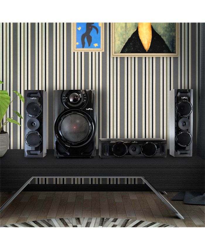 beFree Sound 5.1 Channel Surround Sound Bluetooth Speaker System in ...