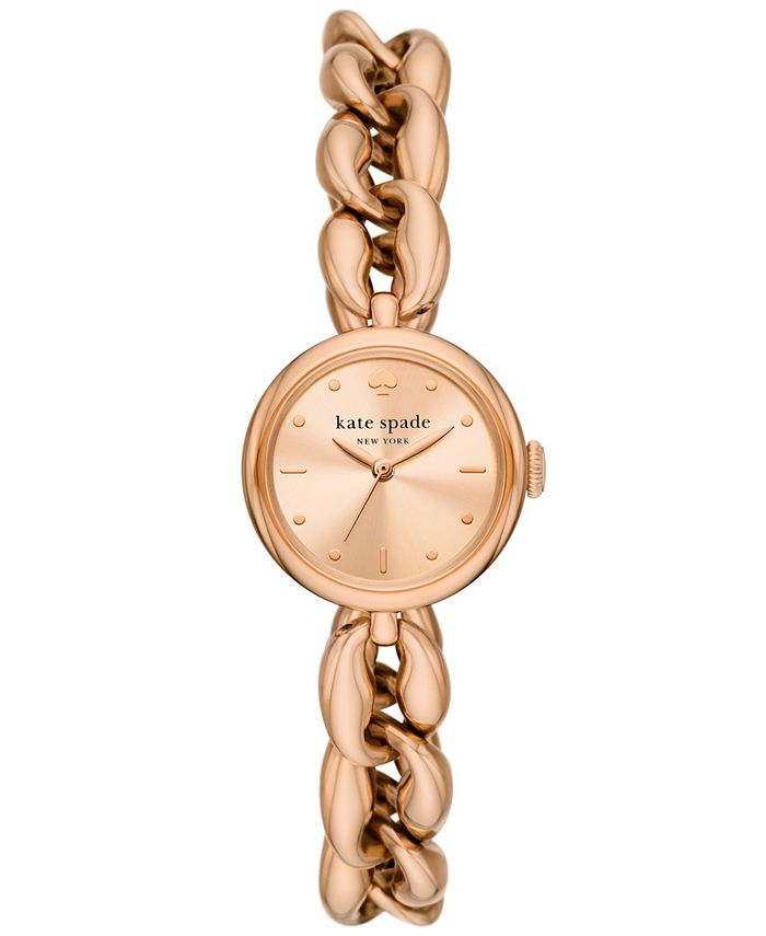 kate spade new york Women's Monroe Three-Hand Quartz Rose Gold-Tone ...