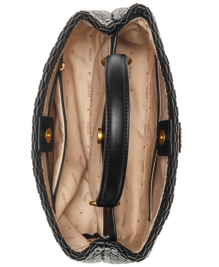 GUESS Lisbet Medium Double Compartment Satchel Crossbody - Macy's