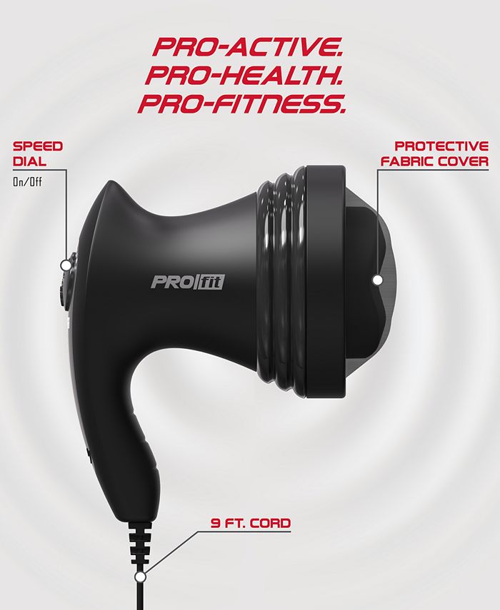 Tzumi PROfit Handheld Multi-Speed Shiatsu Massager - Macy's