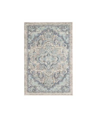 Laura Ashley Randy Turkish Mystic Chenille Accent Rug, 40" x 60" - Macy's
